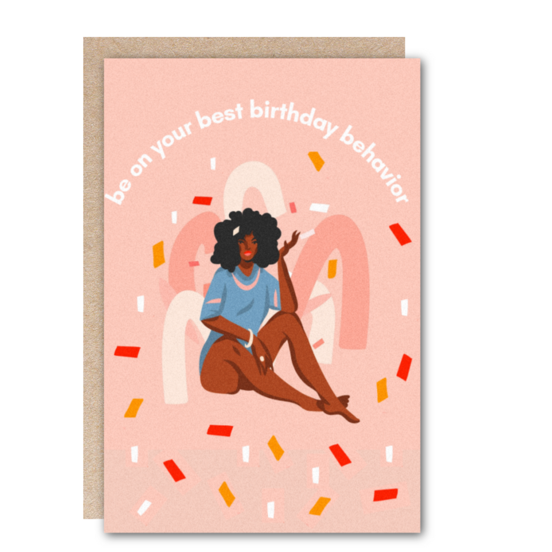 Birthday Card for Woman | Birthday Behavior Card | Kindred – Kindred Paper